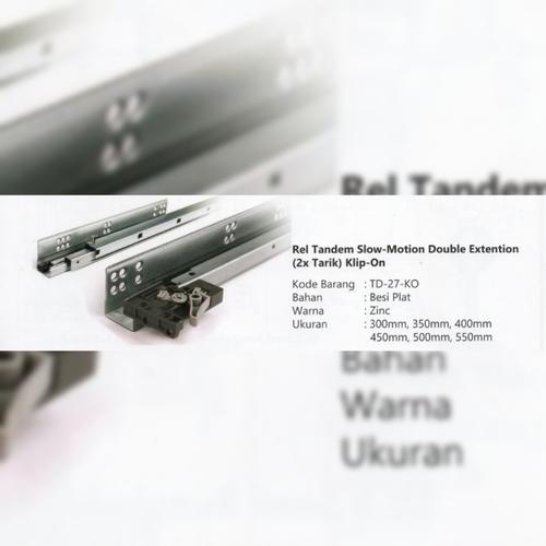 Jual Rel Laci Tandem Hidrolis Huben Elco Full Extension BUKAN Blum ...