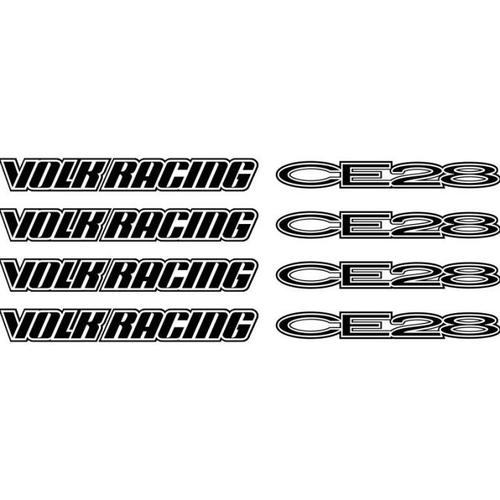 Jual Sticker Velg Mobil VOLK RACING CE28 - Merah Putih - Jakarta Pusat ...