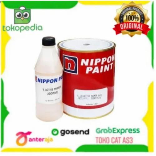 Jual Cat dasar Galvanis Nippon paint Vinilex 120 active primer 1 ltr set - Kota Medan - Toko Cat ...