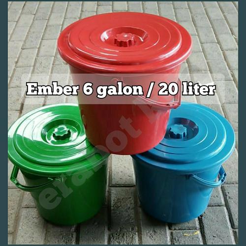 Jual Ember 20 ltr tutup / Ember 6 galon Sap - Biru - Jakarta Timur ...