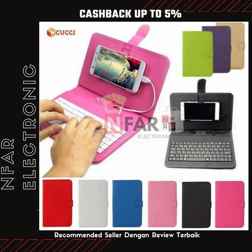 Jual Keyboard For Android With Case Keyboard Tablet Universal 7inch OTG ...