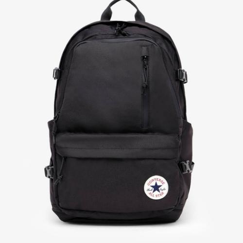 Jual Tas CONVERSE 100% original STRAIGHT EDGE BACKPACK (U) BLACK - Biru ...