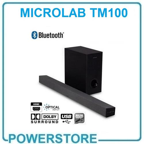 Jual Microlab TM100 85 Watt RMS Wireless Bluetooth Soundbar Speaker ...