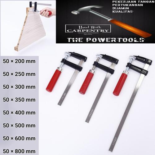 Jual Clamp Alat Penjepit Kayu Clamp F - 50 × 600 mm - Jakarta Utara ...
