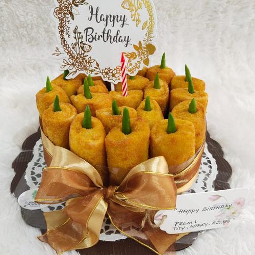 Jual Kue Ulang Tahun Risoles Rogut / Risol Birthday cake - Isi 20pcs ...