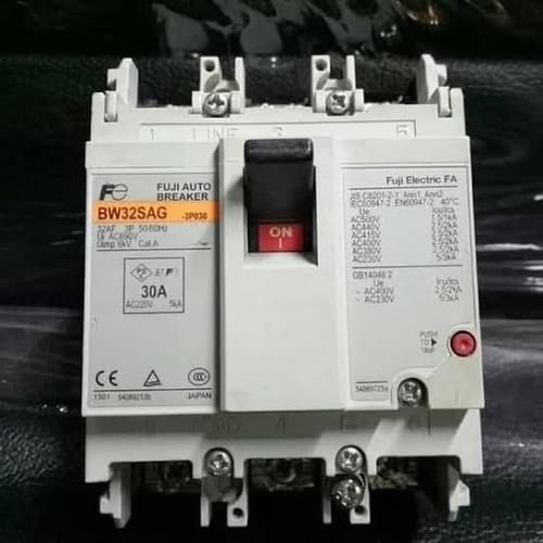 Jual MCCB Breaker NFB Fuji BW 32 SAG 3POLE 3-30A Fuji Elect BW32SAG 2 ...