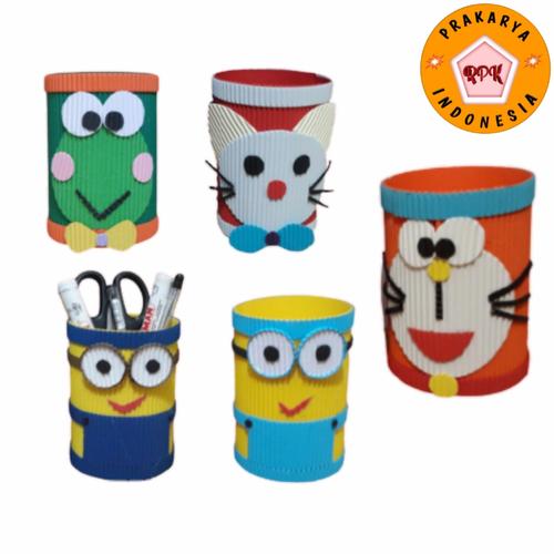 Jual TEMPAT PENSIL DARI KERTAS DAN BOTOL BEKAS - Bunga, botol bekas ...