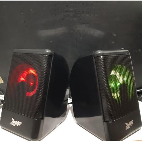 Jual Speaker USB Mini Spiker PC Laptop Komputer Game RGB Bass K-one G2 ...