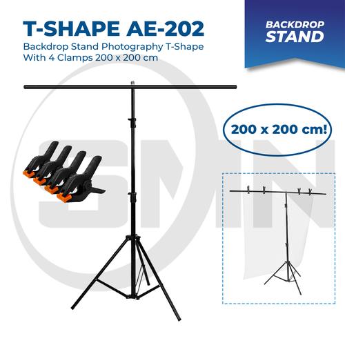 Jual Stand background T-Shape Backdrop Foto Studio - 200X200 - Jakarta ...