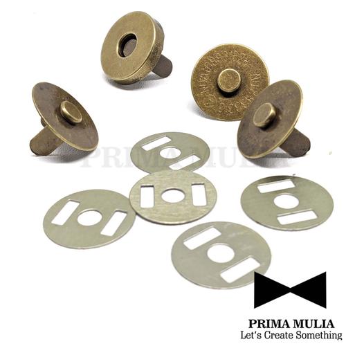 Jual KANCING MAGNET TAS DOMPET UKURAN 1.8 CM WARNA ANTIK GOLD MAGNET 18 ...