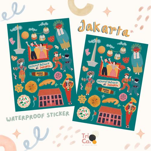 Jual Waterproof Sticker - Jakarta - Souvenir Oleh-Oleh Jakarta - Kota ...