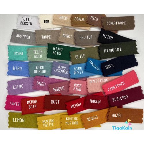 Jual 1 Meter Kain Linen Rami Bahan Katun Linen - WARNA LAIN - Jakarta ...