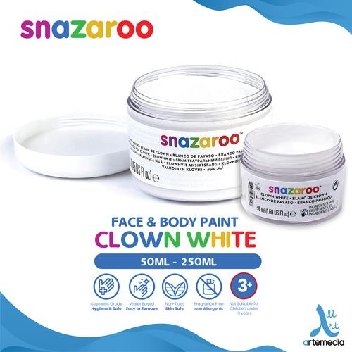 Jual Cat Muka Snazaroo Clown White Face Body Paint Color - Jakarta ...