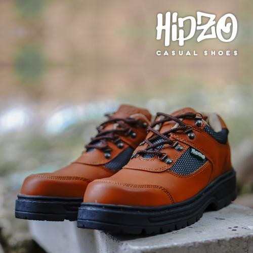 Jual Sepatu Boots Pria Hipzo M 054 Original Kulit Safety Kerja Besi ...