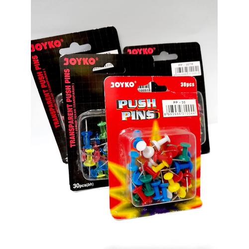 Jual PAKU MADING/PUSH PIN WARNA-WARNI/JOYKO - Kota Depok - ACE ...