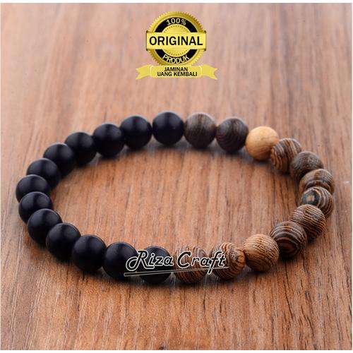 Promo Gelang Mix Kayu Galih Kelor Hitam Jawa dan Serat Emas Kalimantan ...