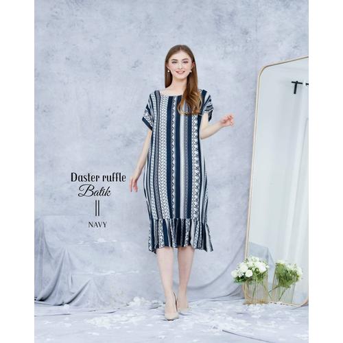 Jual DASTER RUFFLE VIRAL MOTIF BATIK - BROWN - Kota Tasikmalaya - Leesy ...