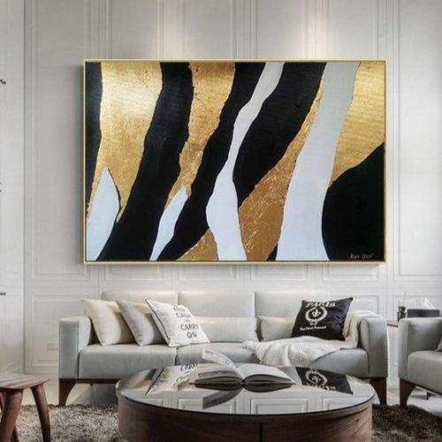 Jual LUKISAN ABSTRAK ruang tamu 60 X 90 CM original handmade - Kab ...