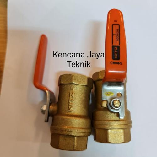 Jual Ball Valve / Stop Kran Kuningan / Brass Drat 2" inch KITZ ORIGINAL - Jakarta Barat ...
