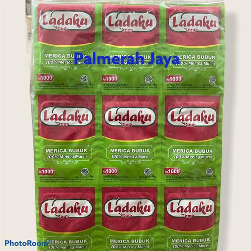 Jual Ladaku Merica Bubuk Sachet Rencengan 100% Merica Murni 1 Pak Isi 6 ...