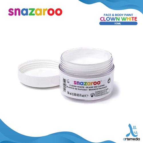Promo Cat Muka Snazaroo Clown White Face Body Paint Color - 50 ml ...
