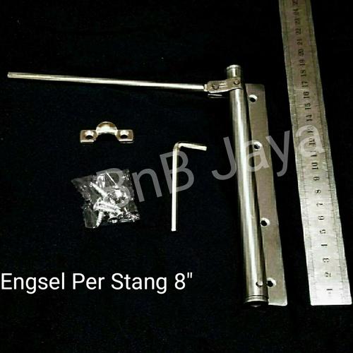 Jual Engsel Koboi Tiang/Door Closer Setang 8" Koboy - SS & Putih ...