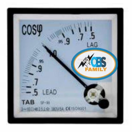 Jual Power Factor / Cos Phi Meter Analog TAB Class 1 - Jakarta Pusat ...