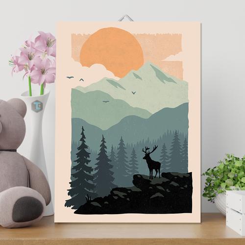 Jual Poster Hiasan dinding Pajangan wall decor Alam Nature Pemandangan ...