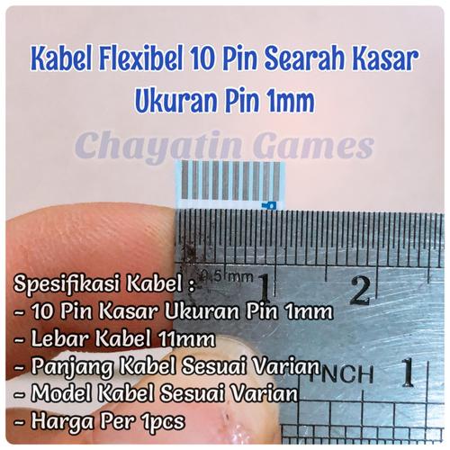 Jual Kabel Flexibel 10 Pin Kasar Searah Panjang Varian Ukuran Pin 1mm ...