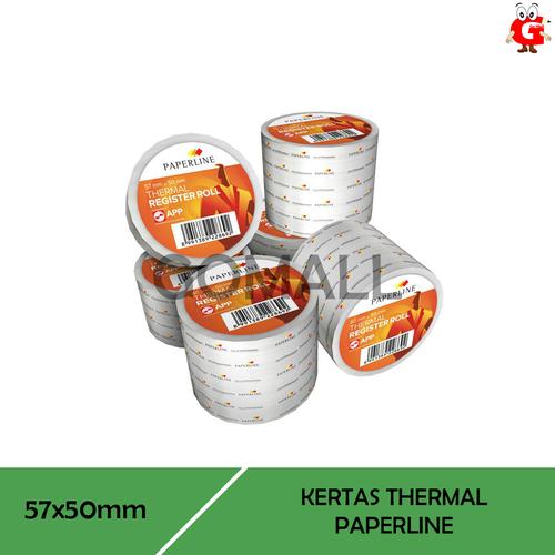 Jual Kertas Thermal Roll / Kertas Kasir 57x50mm Paperline - Kota ...