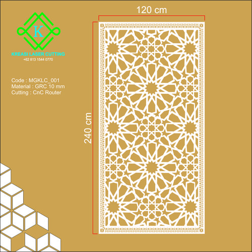 Jual krawangan grc motif - 8 mm - Kab. Bekasi - Kreasi Laser Cutting ...