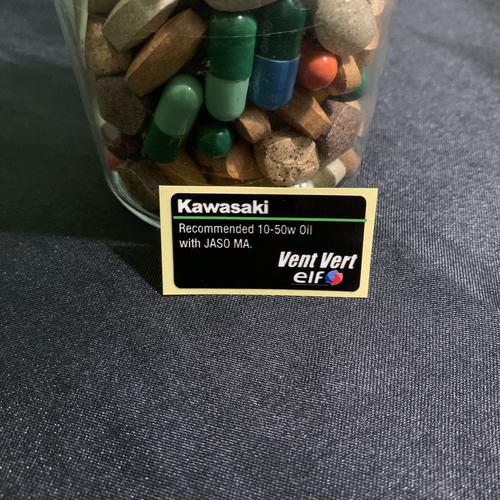 Jual Sticker Oli Elf Vent Vert Kawasaki - Jakarta Timur - Ferdesign ...