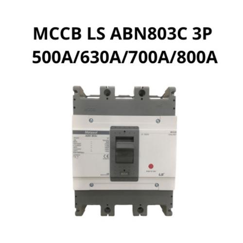 Jual MCCB Breaker ABN-803C 3P 45kA 500A 630A ABN 803C LS Metasol ...