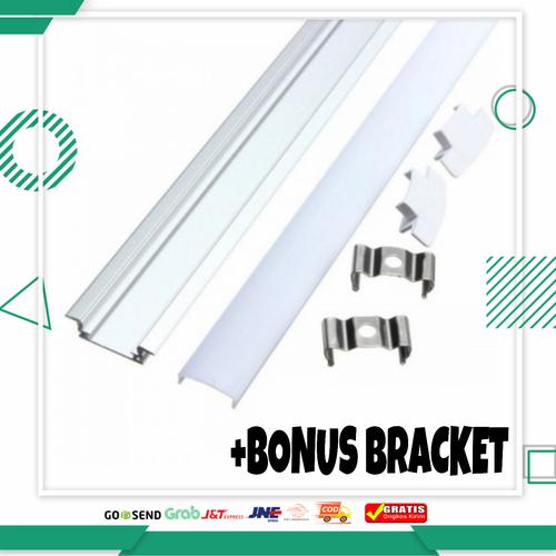 Jual LED Profile Cover Casing Rumah Kap Housing LED Strip Rigid ...