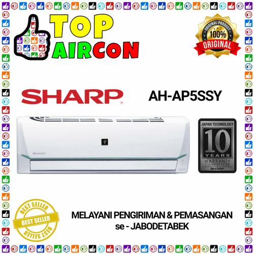 Jual AC SHARP AH - AP 5 SSY THAILAND 1/2 PK AH-AP5SSY HARGA Unit Only ...