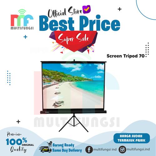 Promo PixelScreen XT-70 Tripod Screen Projector 70 Inch, XT70 Cicil 0% ...