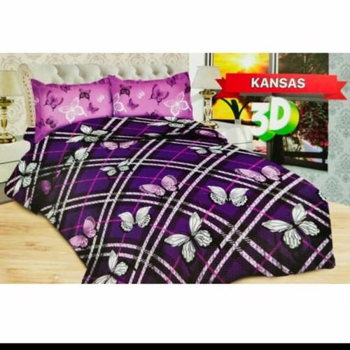 Jual bed cover bonita tanpa sprei uk 180x200 motif Kansas - Kab ...