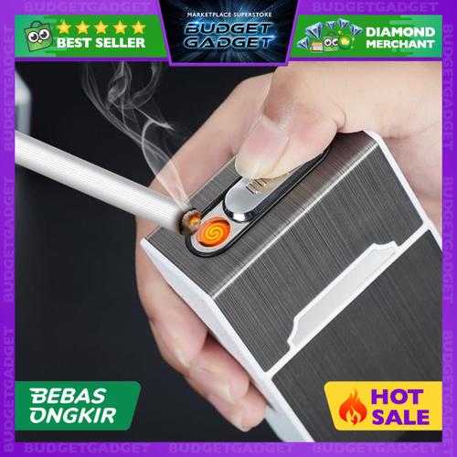 Jual Firetric Kotak Rokok 20 Slot dengan Korek Elektrik Pyrotechnic ...