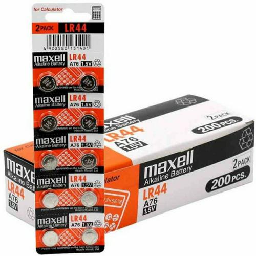 Jual Baterai LR44 Maxell Original Ag13 L1154 357 A76 kancing kalkulator - Kota Semarang ...