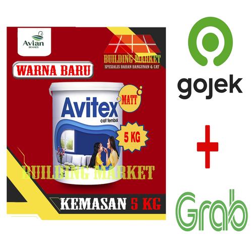 Jual CAT AVIAN BRANDS CAT TEMBOK AVITEX INTERIOR READY MIX WARNA BARU 5 ...