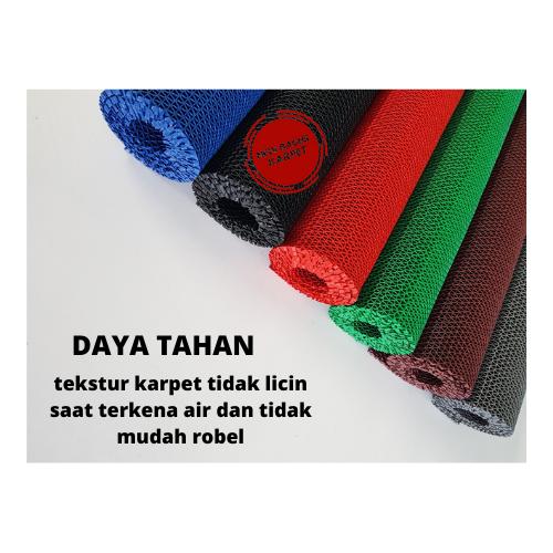 Jual Karpet Keset Karet model Jaring 60x150 - 6mili - Hitam - Kota ...