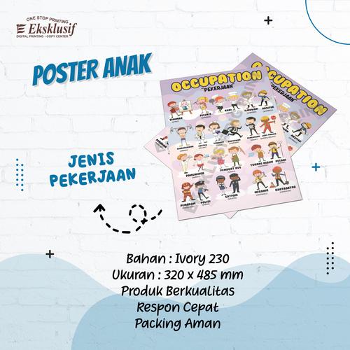Jual POSTER EDUKASI ANAK (BELAJAR MENGENAL PROFESI) - Kab. Sleman ...