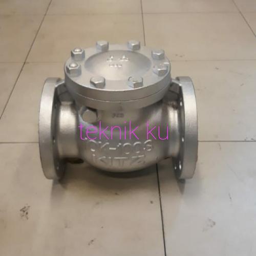 Jual swing check valve kitz 3" inch dn80 jis 10k - Jakarta Barat ...