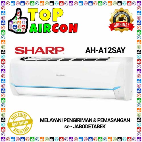 Jual AC SHARP AH - A 12 SAY 1,5 PK THAILAND R32 AH-A12SAY+ PASANG ...