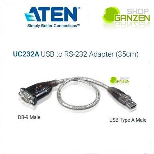 Jual ATEN UC-232A Converter USB to Serial / RS232 , UC232A DB9 ...