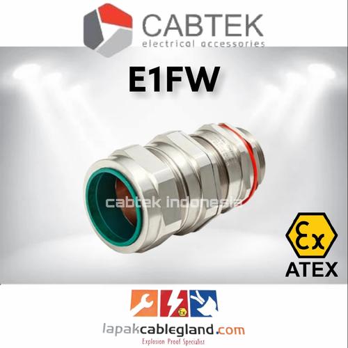 Jual Cable Gland Explosion Proof CABTEK Armour Brass 50 E1FW M50 hawke ...