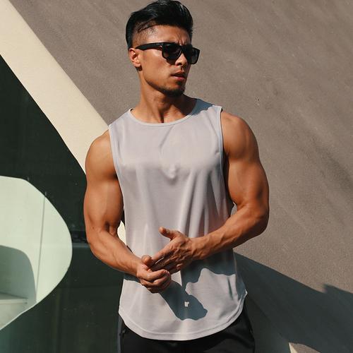 Jual Tank Top Pria High Quality 5 warna Muscle Tank top Pria - Navy, M ...