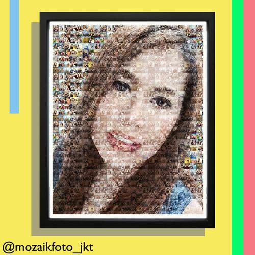 Jual foto mozaik ukuran A3 include frame - Jakarta Selatan ...