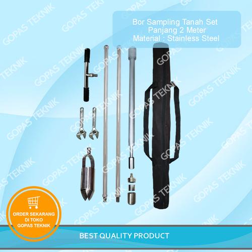 Jual Bor Sampling Tanah Stainless Steel, Bor Sampling Tanah 2 meter ...