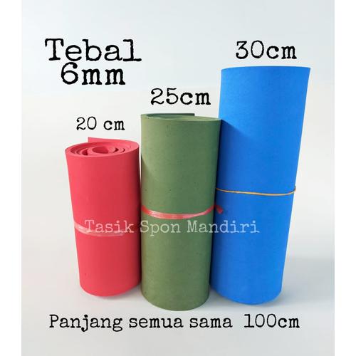 Jual Busa Ati 6mm (25x100cm) Eva Spon / Busa Hati / Spon Eva - Putih ...